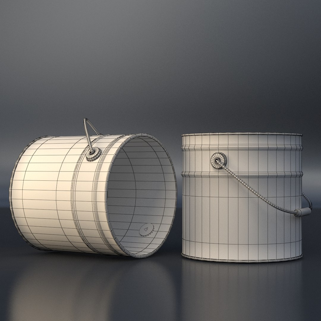 Paint Bucket Model - TurboSquid 1350888