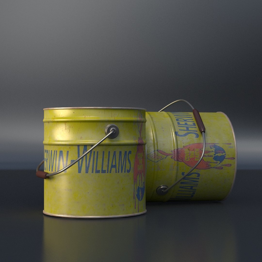 Paint Bucket Model - TurboSquid 1350888