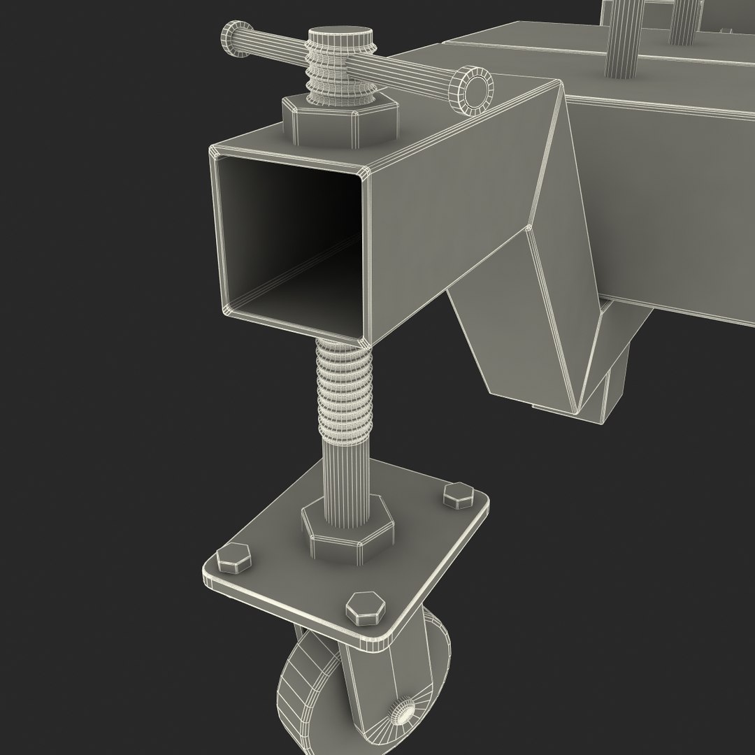 Window Cleaning Machine Gondola 3d Max