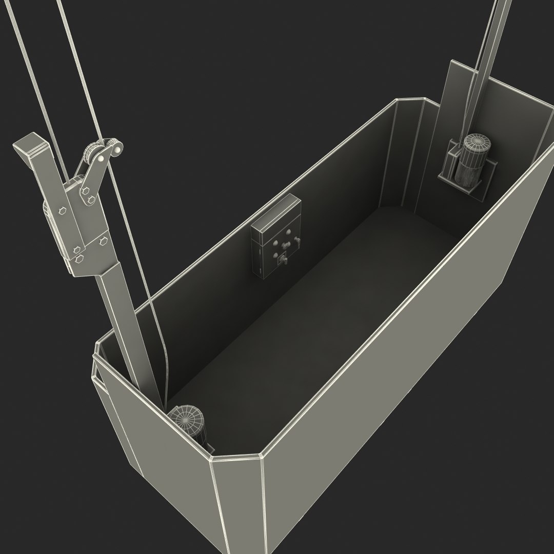 Window Cleaning Machine Gondola 3d Max