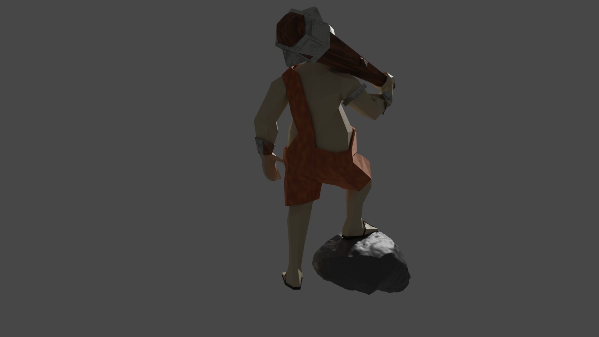 3D Model Cyclops Giant Monster Titan Ogre Game Ready Rigged Low-poly ...