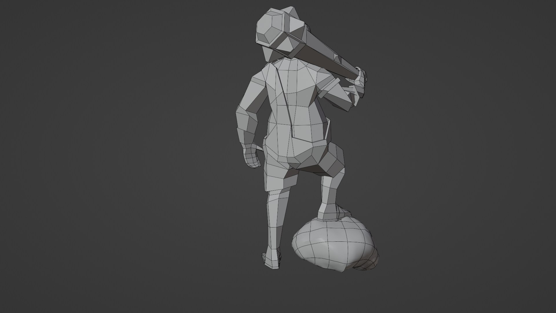 3D Model Cyclops Giant Monster Titan Ogre Game Ready Rigged Low-poly ...