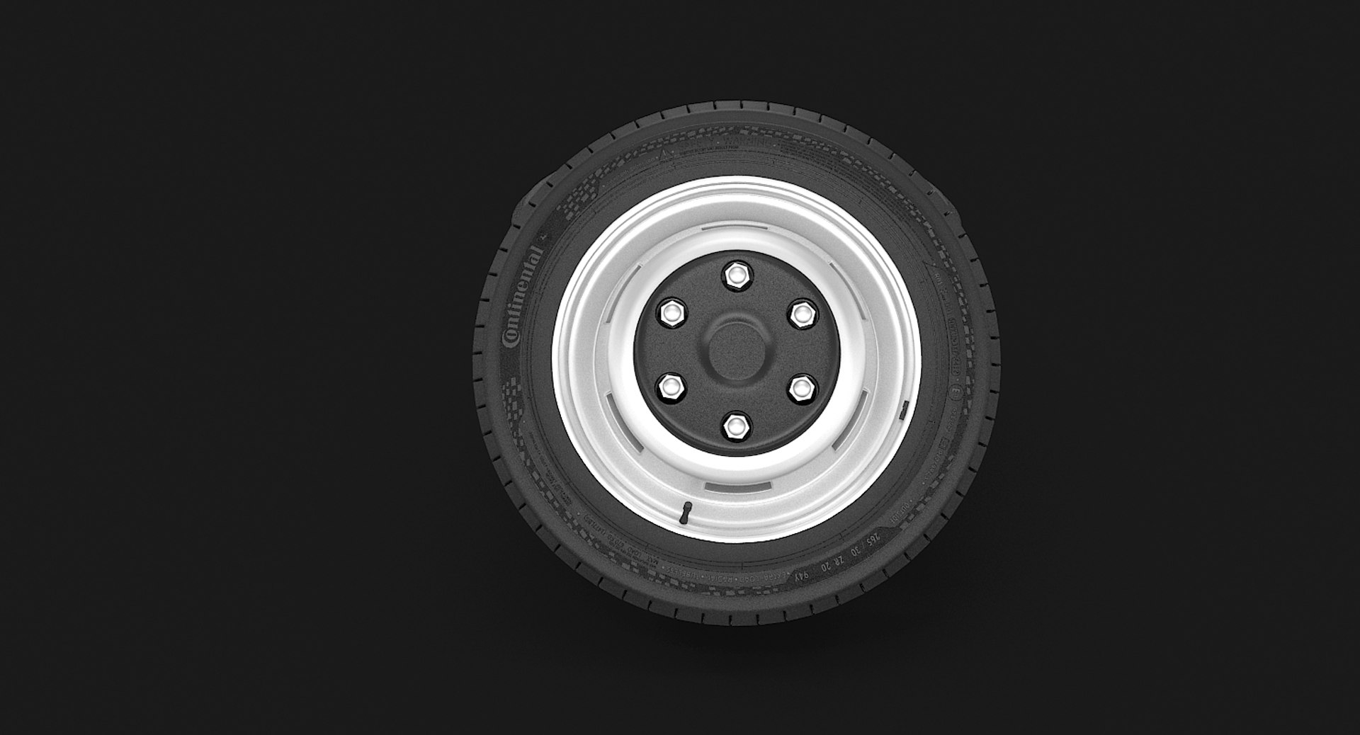 3d Model Truck Wheels