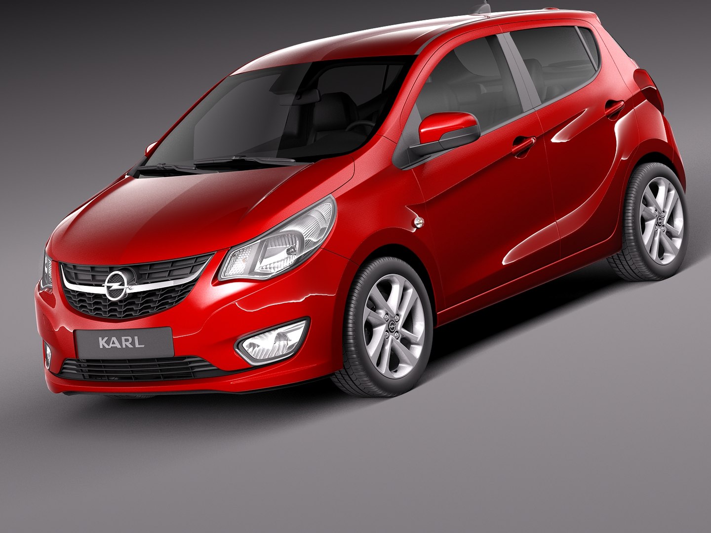 3d model 2016 opel karl