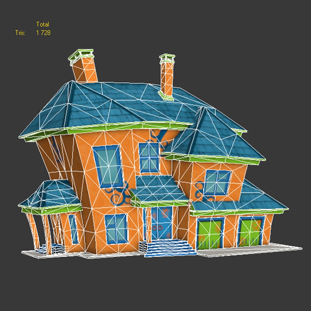 3d model fantasy building