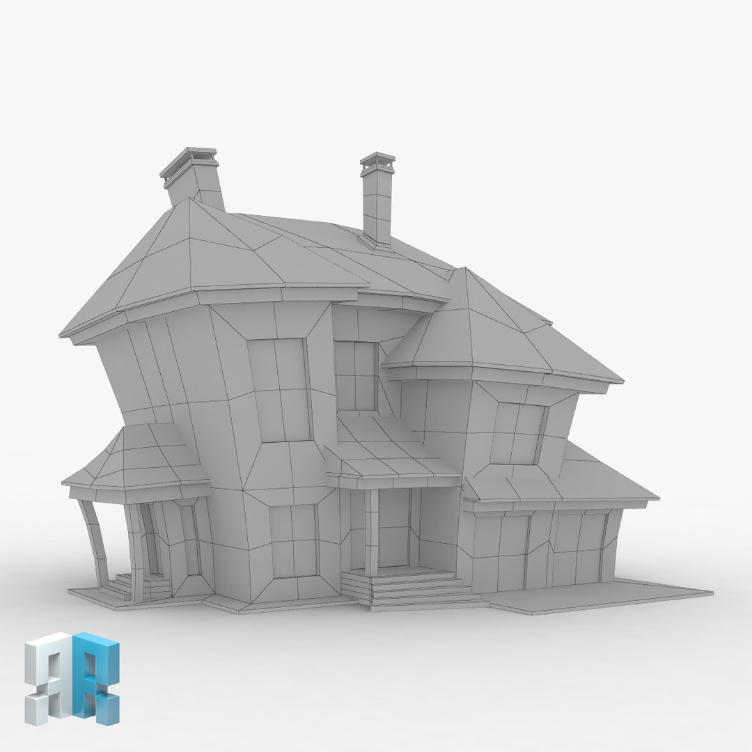 3d model fantasy building