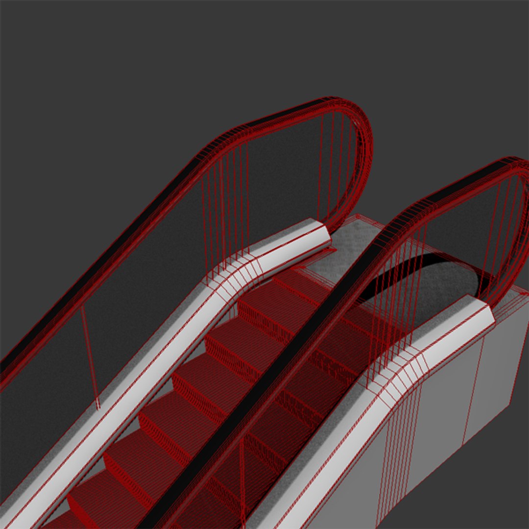 3d Escalator Model