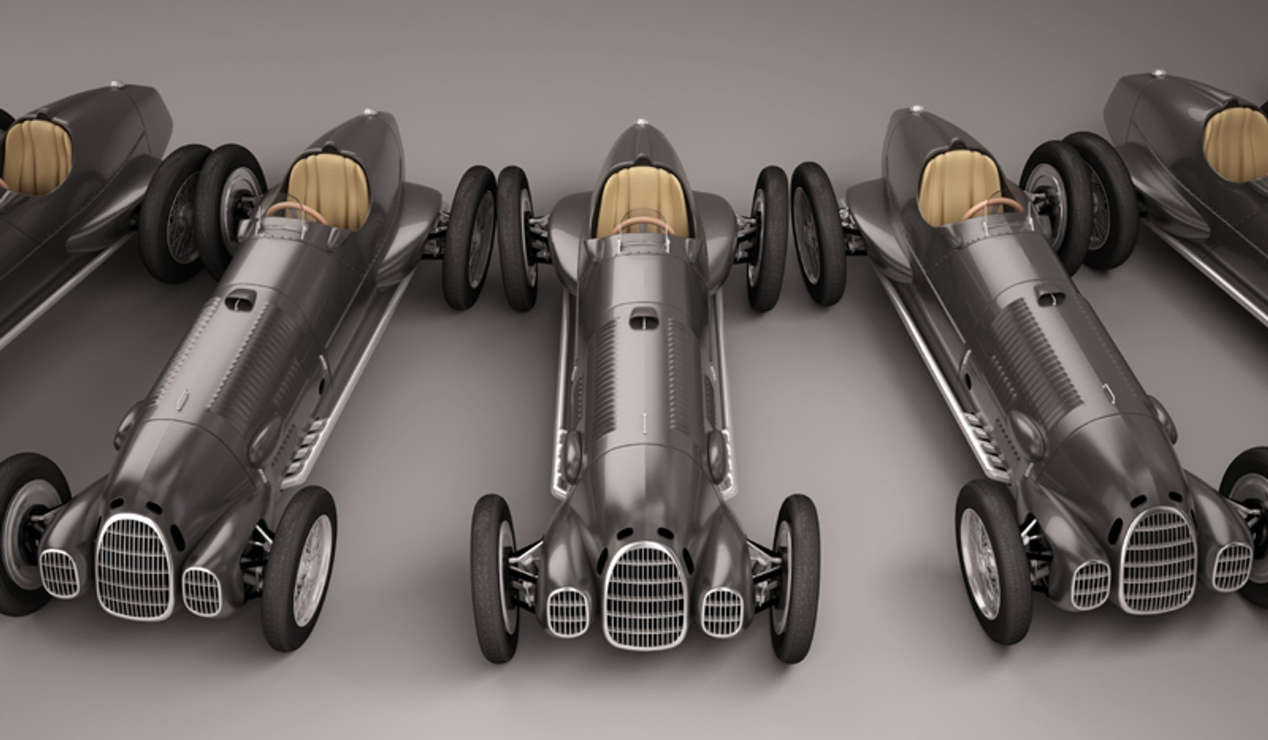 Max Old Black Racing Car