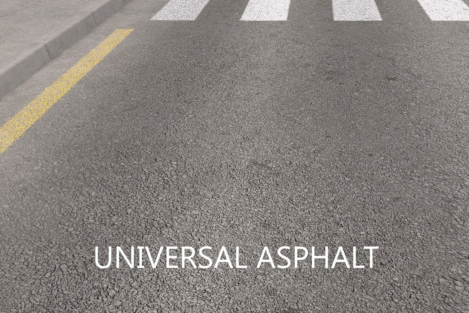 Road Universal Asphalt 3d Model