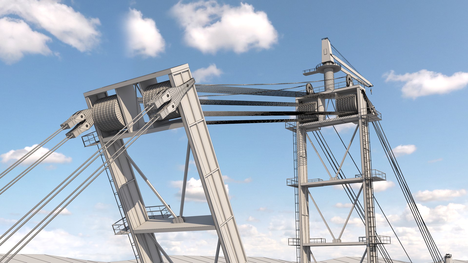 3D model Mining and Open-Pit Mining - TurboSquid 2138347