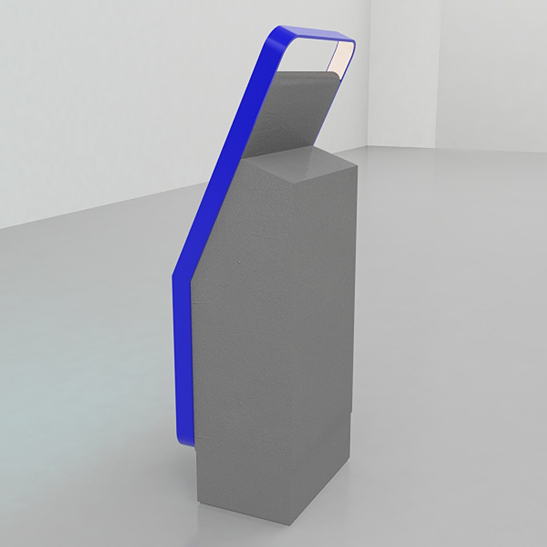 3D Self Help Check-in Station Model - TurboSquid 1285435