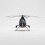 Ah-6 Little Bird Helicopter 3d Model