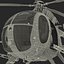 Ah-6 Little Bird Helicopter 3d Model