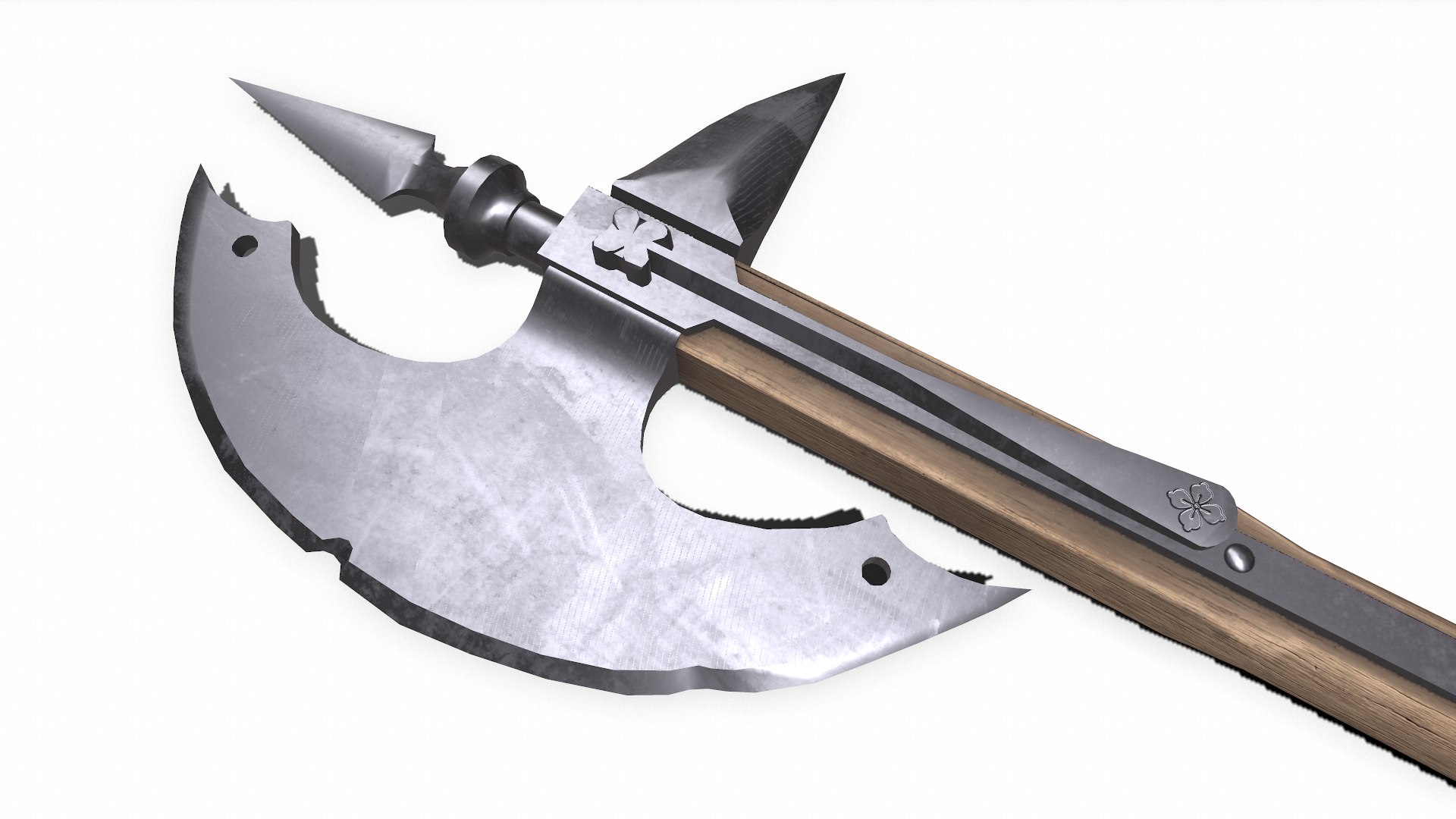 3D Horseman Axe Low-poly PBR - TurboSquid 2154431