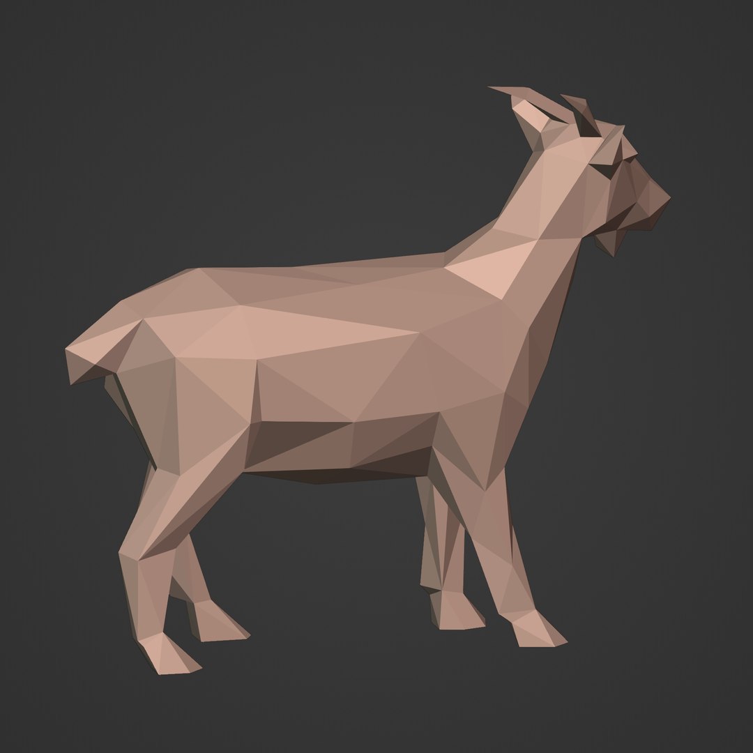 Goat Figurine Model - TurboSquid 2072283