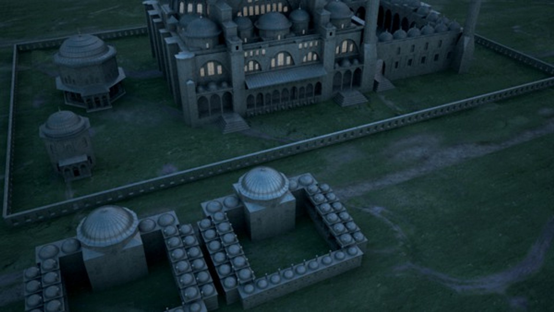 Suleymaniye Mosque 3d Model