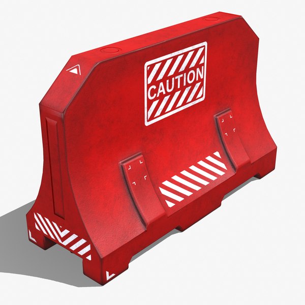 modèle 3D de Barrières Et Barricades PBR - TurboSquid 1841277