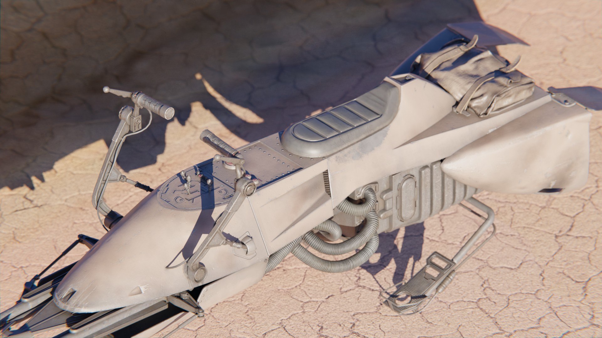 3D Star Wars Speeder Bike - TurboSquid 2325941