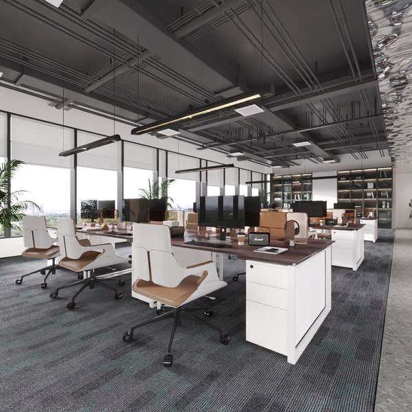 modelo 3d Office interior cr - TurboSquid 2024243