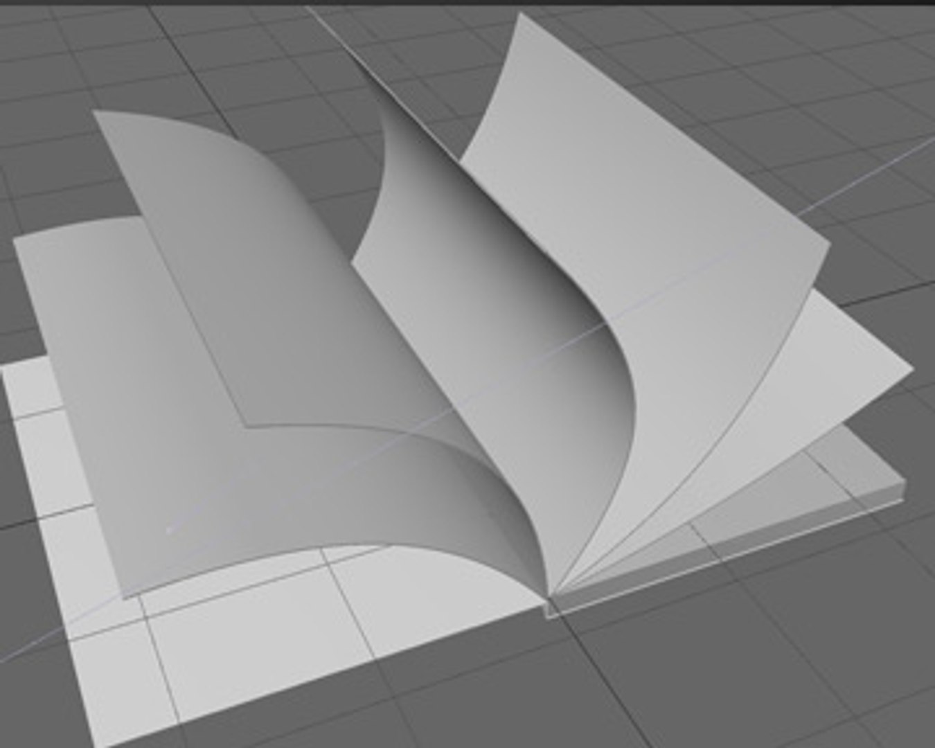 lightwave book animation pages curl