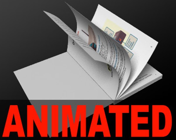 lightwave book animation pages curl