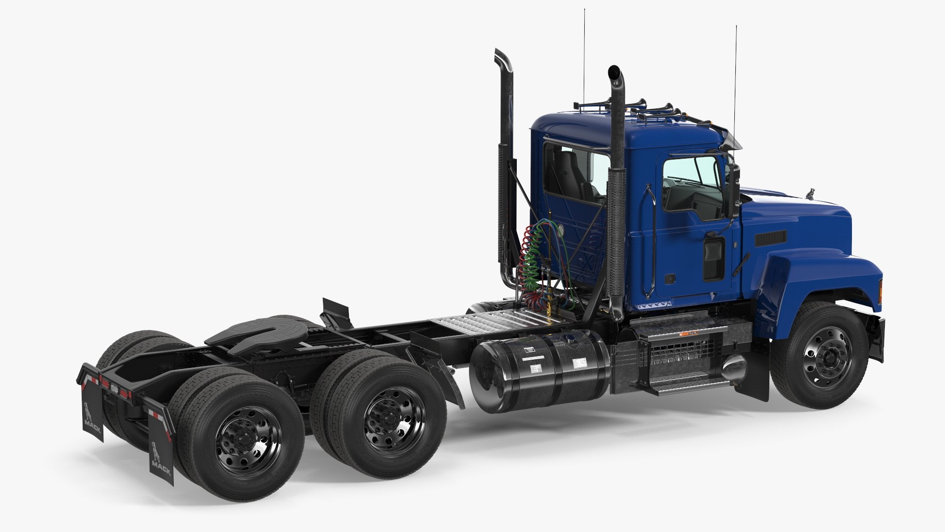 Mack Medium Duty Truck Blue 3D Model - TurboSquid 2343075