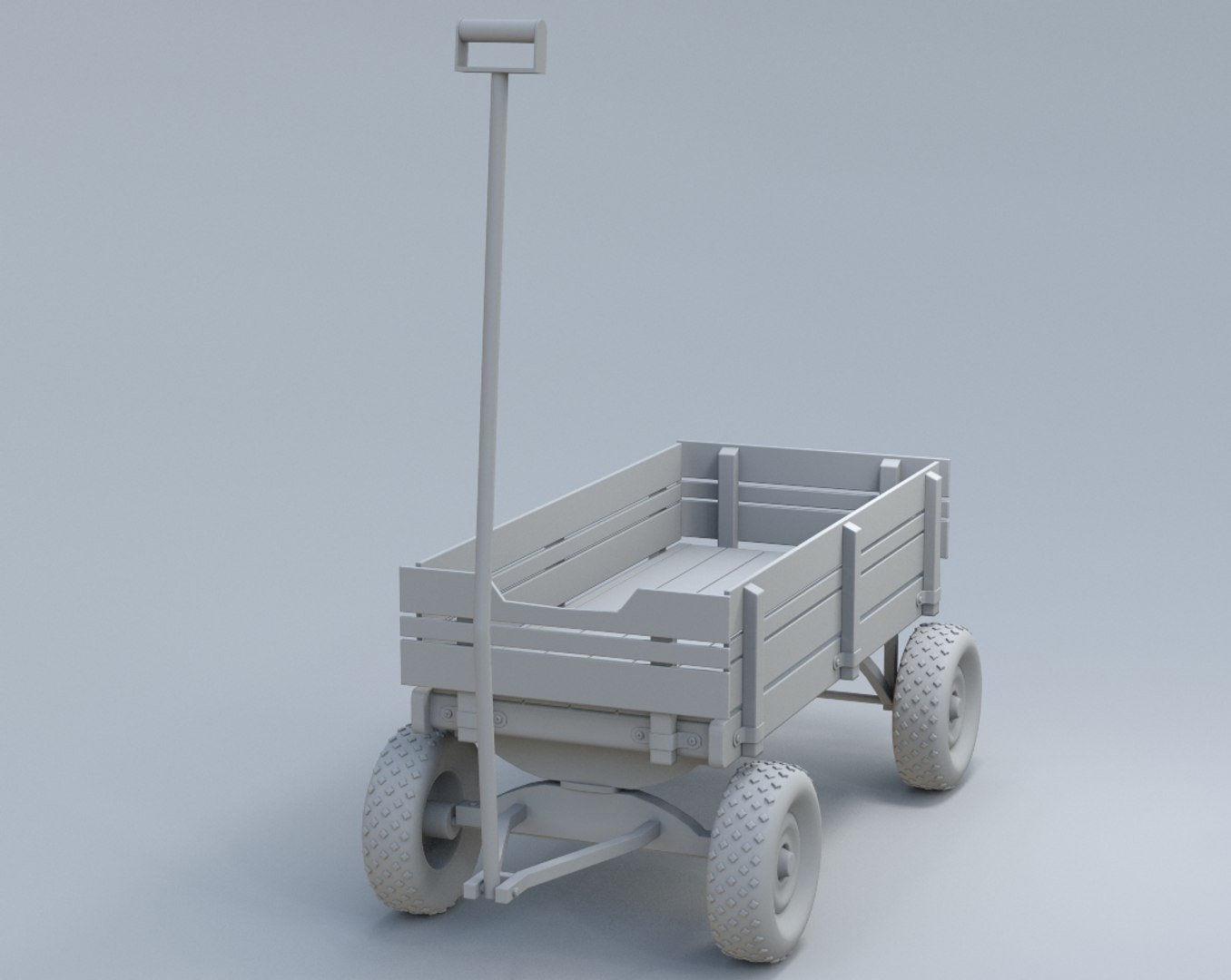 3d Model Of Wagon