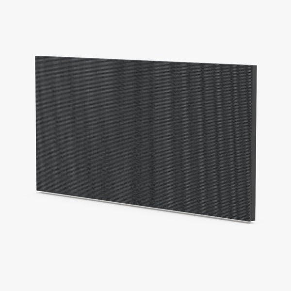 modelo 3d Luces del panel de pantalla LED apagadas - TurboSquid 2284124