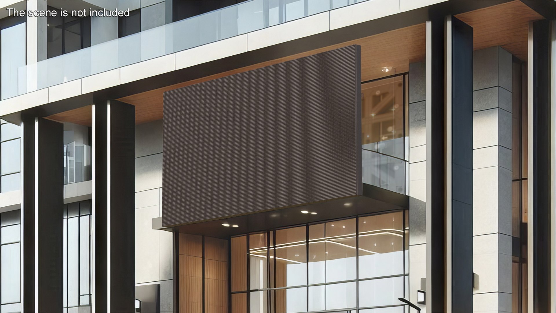 3D LED Screen Panel Lights Off - TurboSquid 2284124