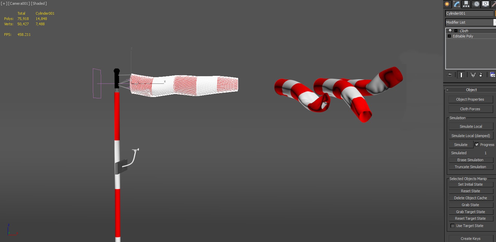 3d Wind Windsock Model