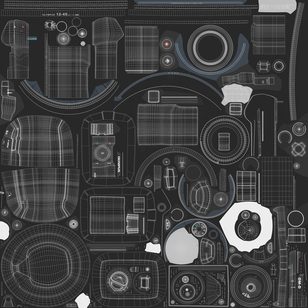 OLYMPUS OMD CAMERA 3D Model - TurboSquid 2255086