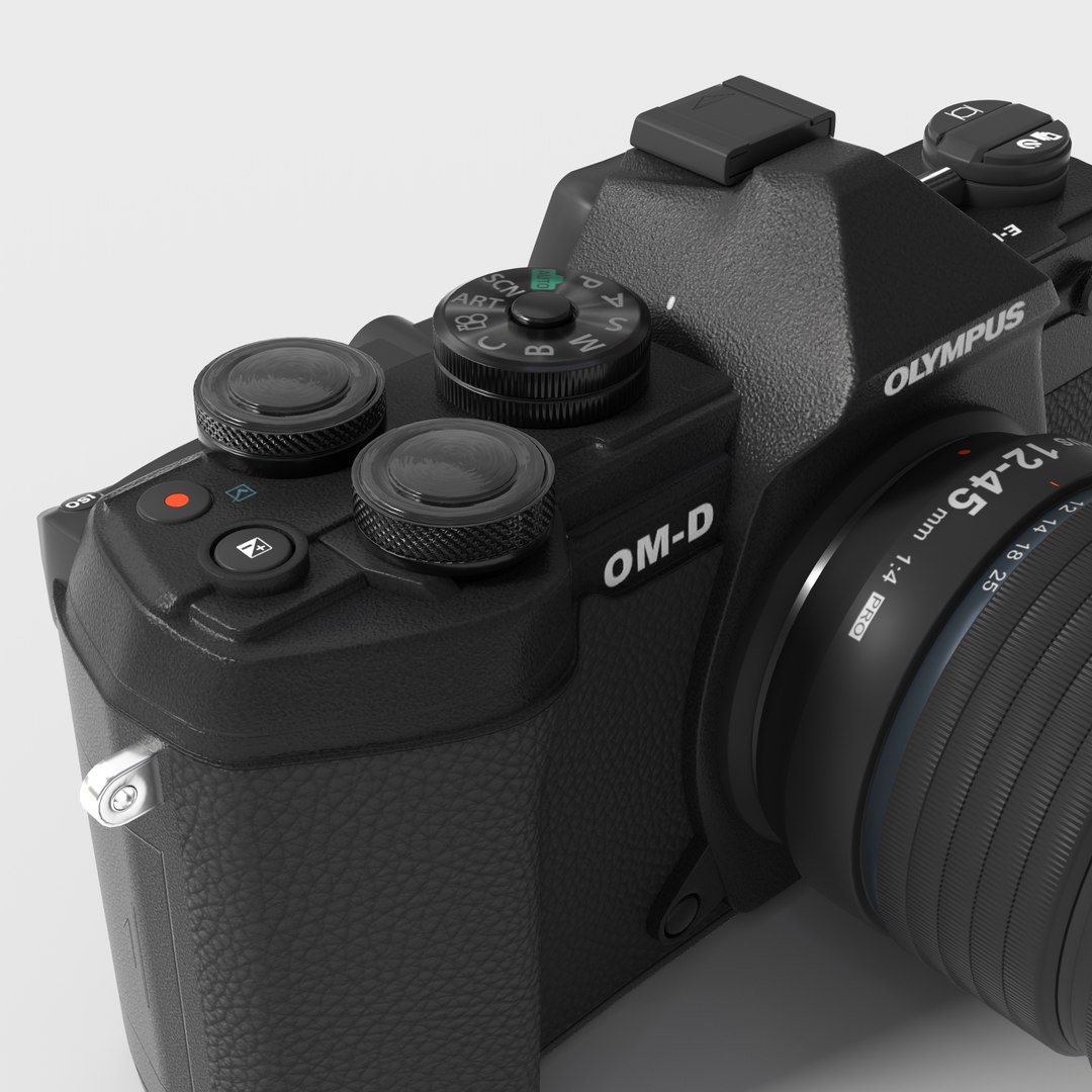 OLYMPUS OMD CAMERA 3D Model - TurboSquid 2255086