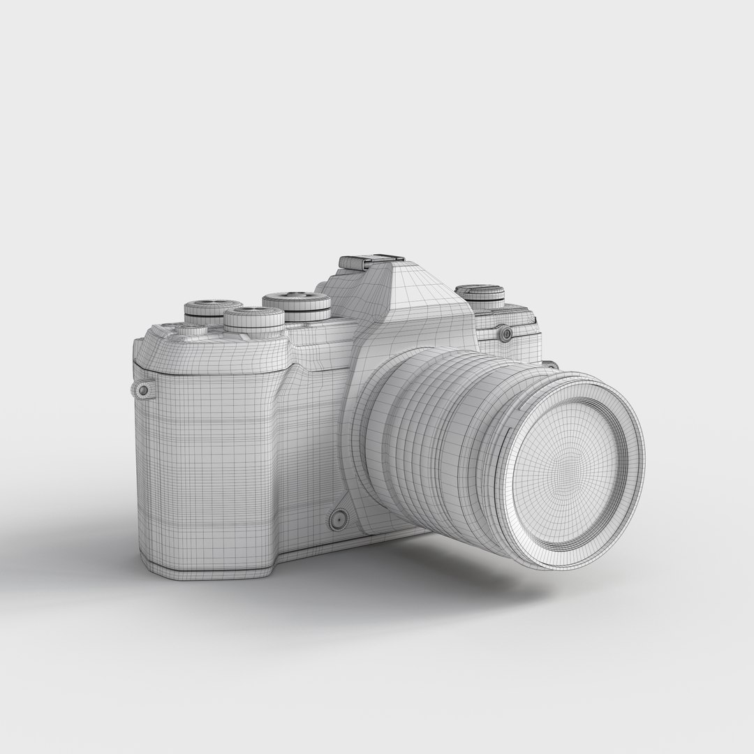 OLYMPUS OMD CAMERA 3D Model - TurboSquid 2255086