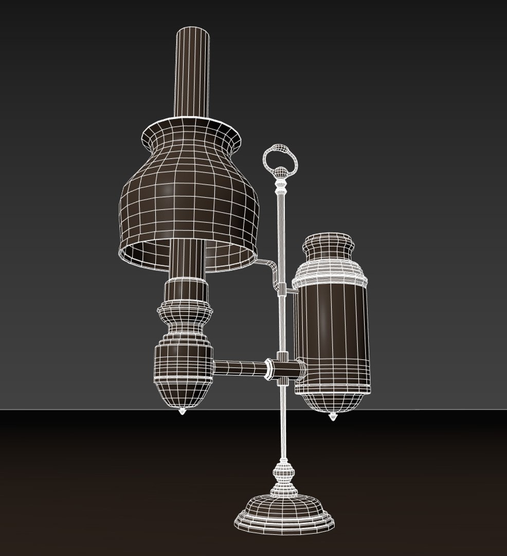 Argand lamp 3D model - TurboSquid 1596194