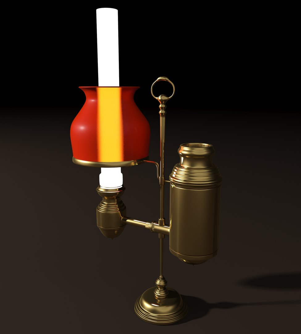 Argand lamp 3D model - TurboSquid 1596194