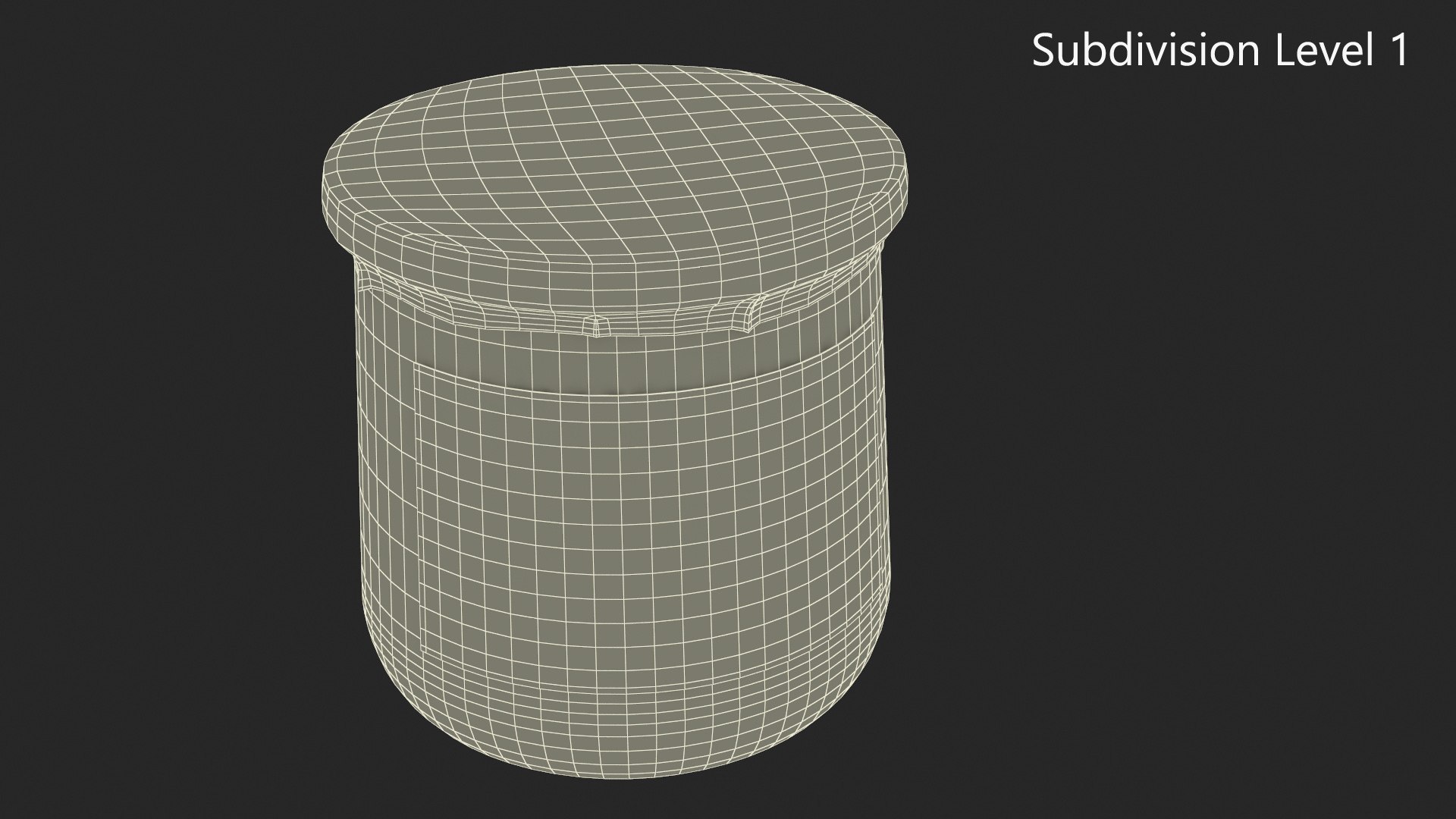 3D French Style Oui Yogurt Container Full - TurboSquid 2277716