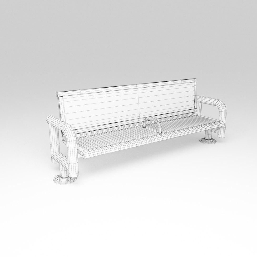 3D Bus Station Seat - TurboSquid 1873198