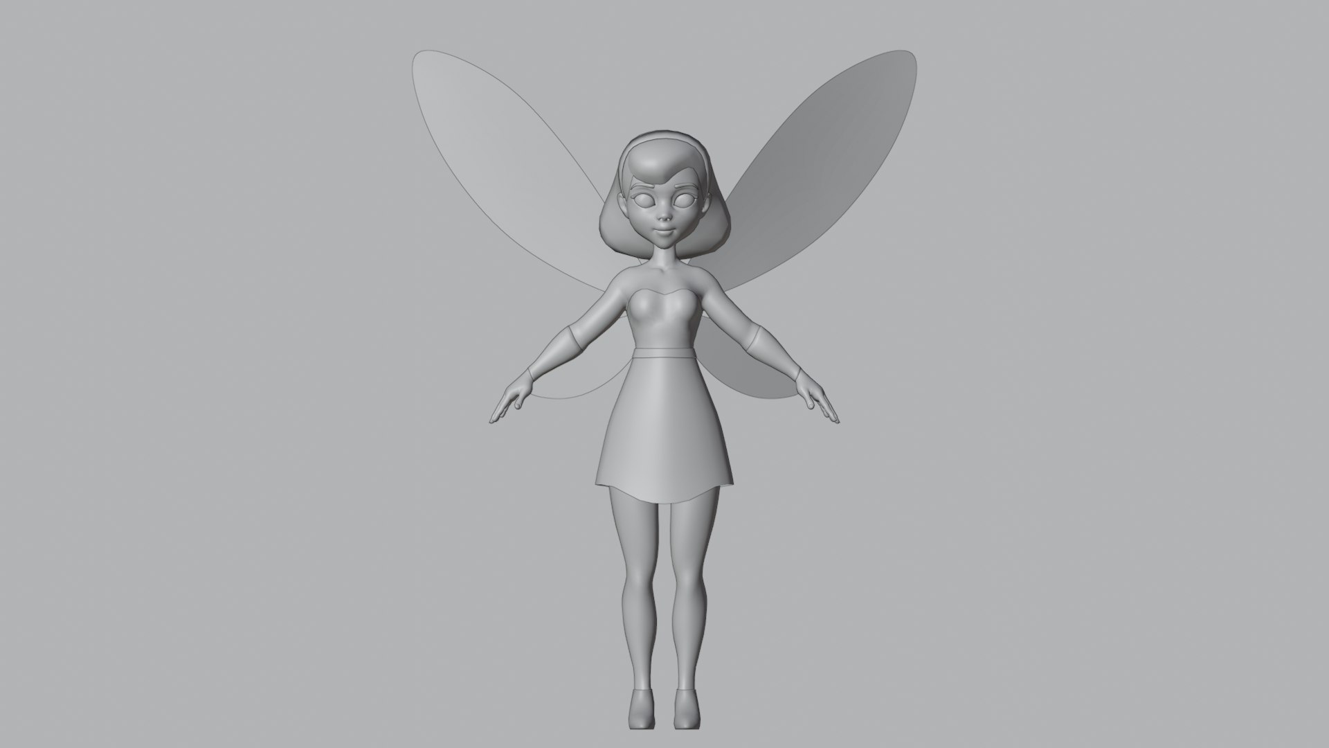 3D Fairy Cartoon Character Model - TurboSquid 1771534