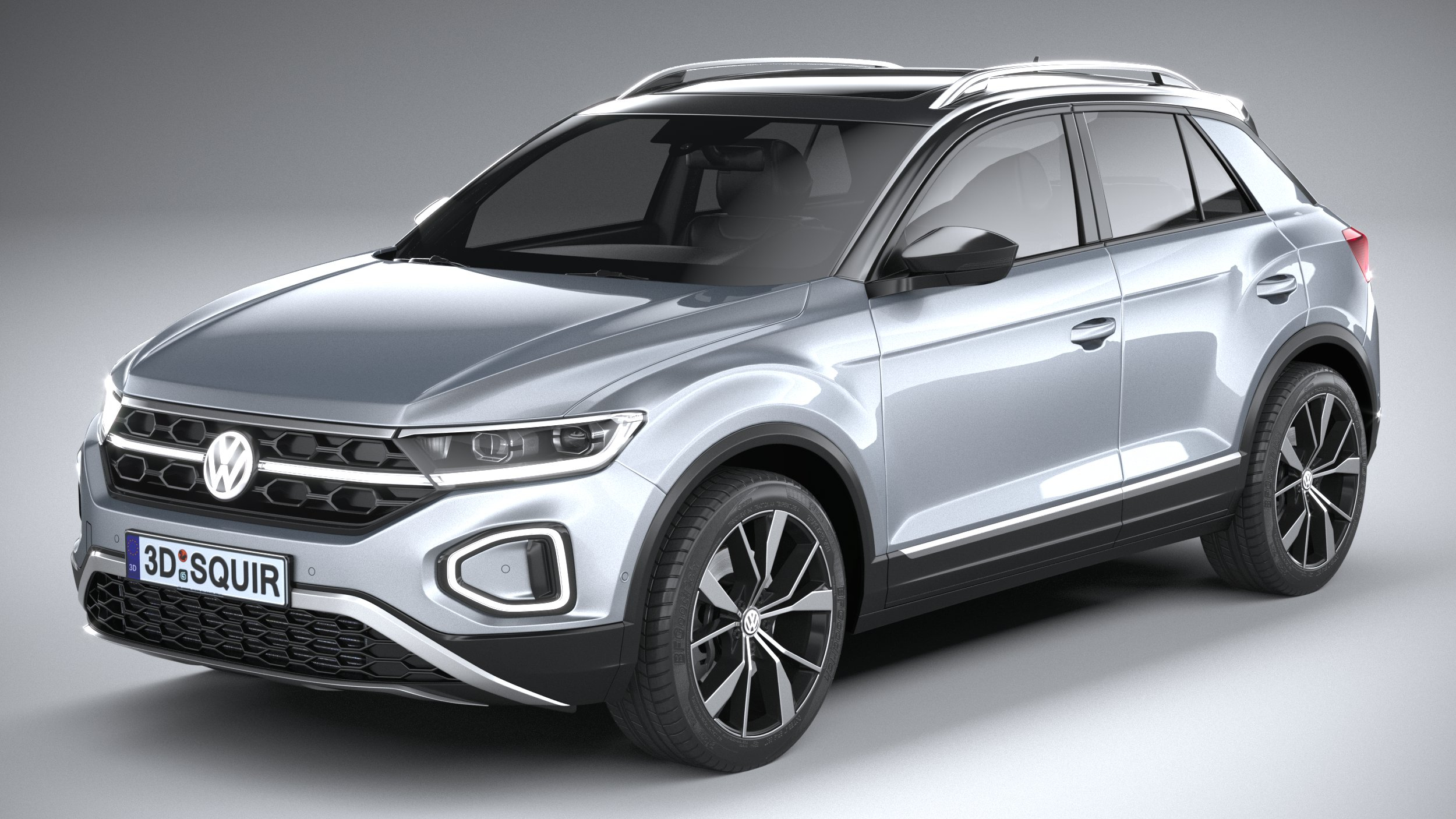 Volkswagen T-Roc Regular 2022 3D model - TurboSquid 1893494