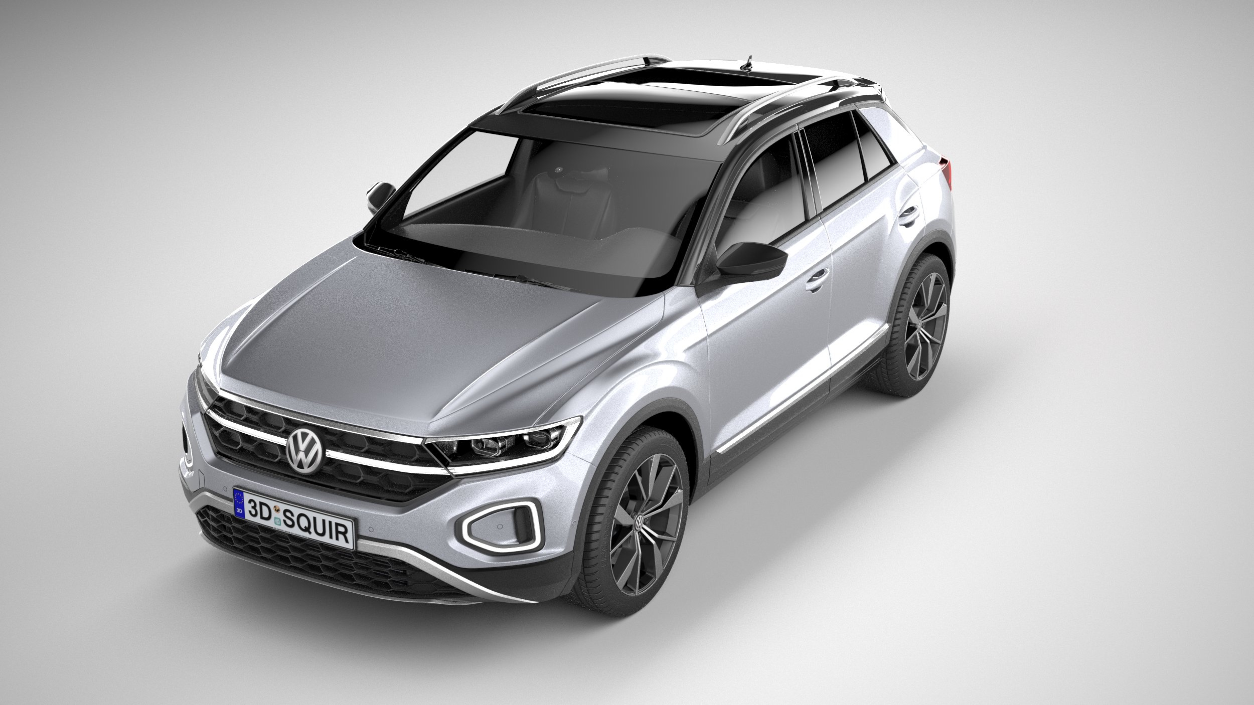 Volkswagen T-Roc Regular 2022 3D model - TurboSquid 1893494