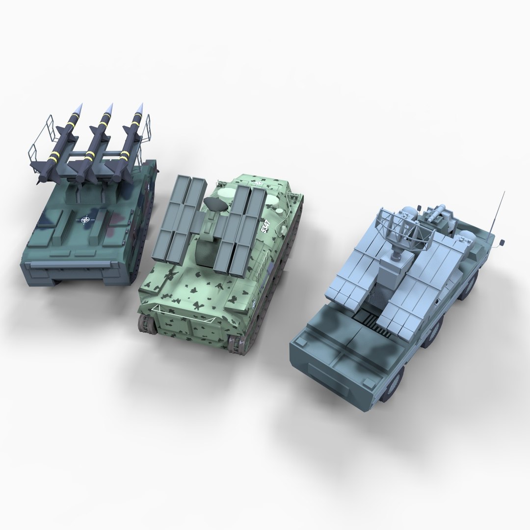 Soviet Block Surface Air 3d Model