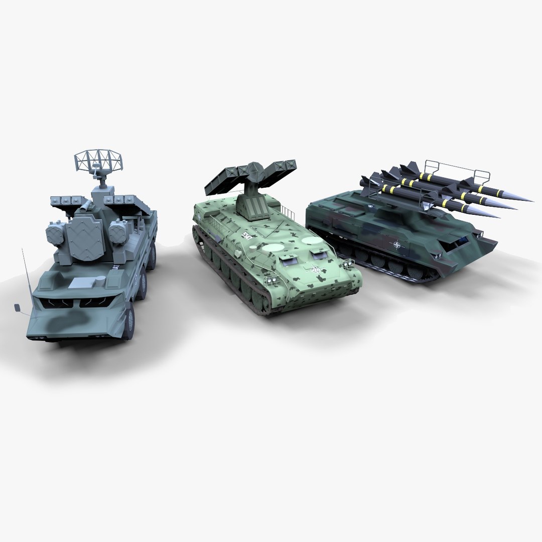 Soviet Block Surface Air 3d Model