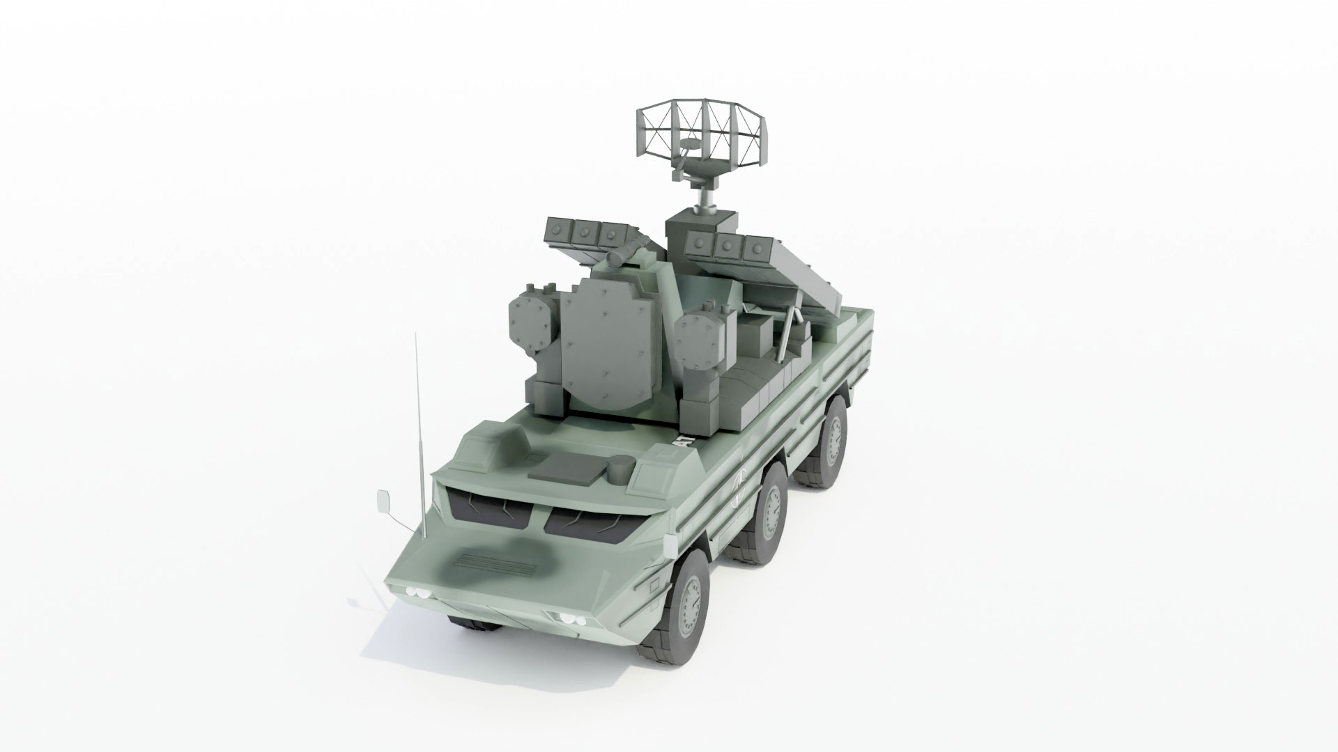 Soviet Block Surface Air 3d Model