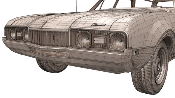 modelo 3d Oldsmobile Vista Cruiser 1968 - TurboSquid 1910622
