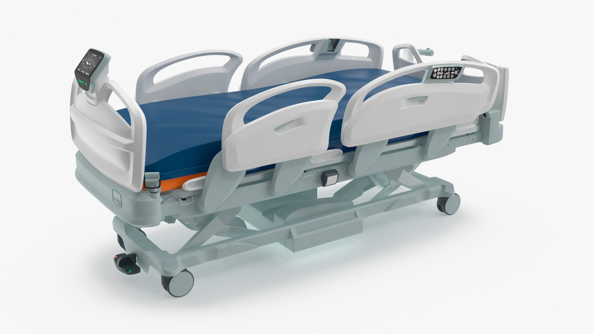 3D Smart Care Electronic Medical Patient Bed - TurboSquid 2113251