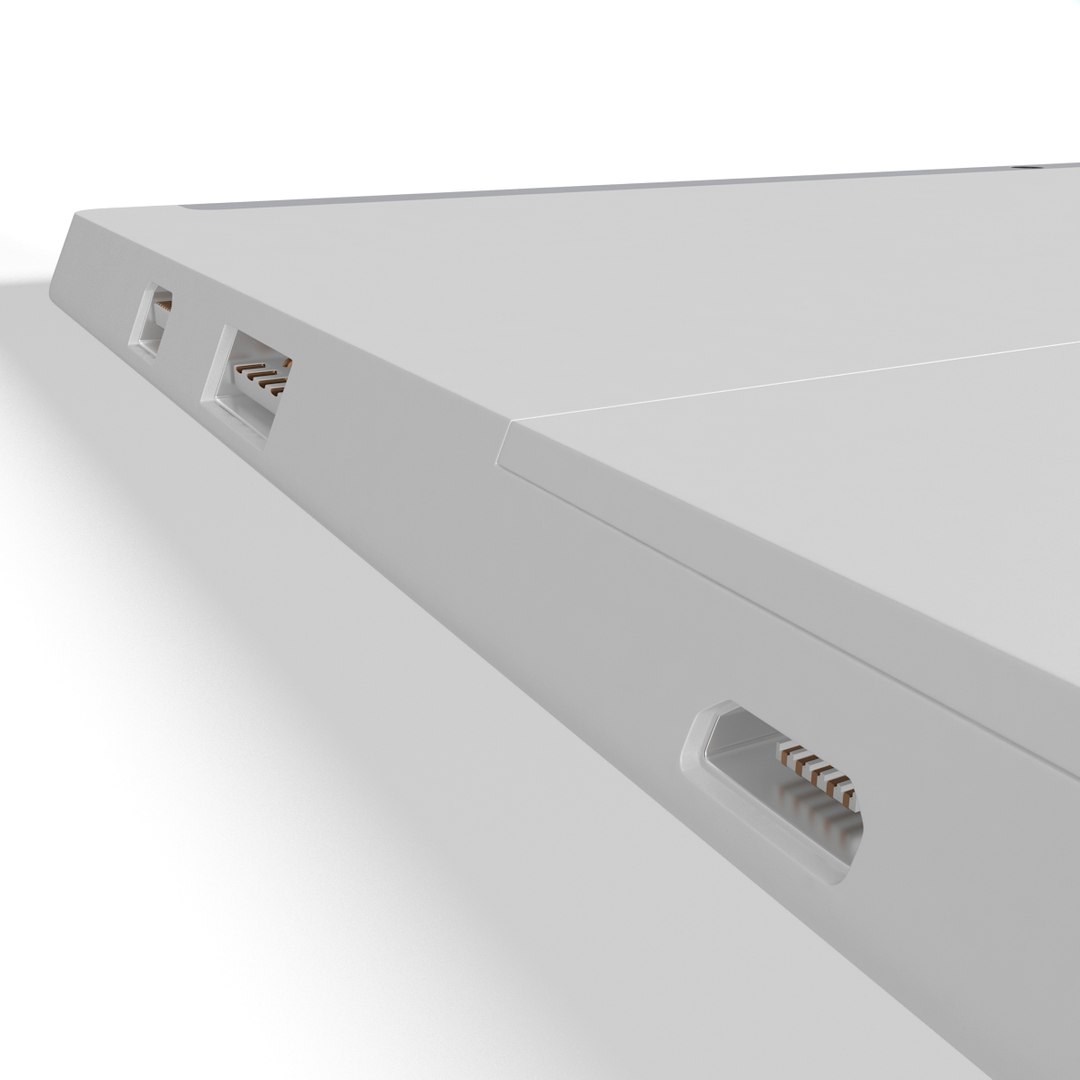 realistic microsoft surface 3 3d model