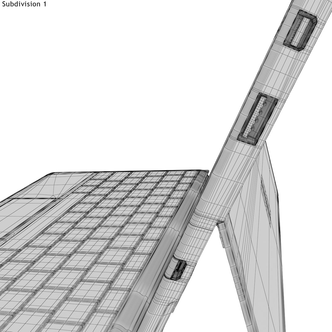 realistic microsoft surface 3 3d model