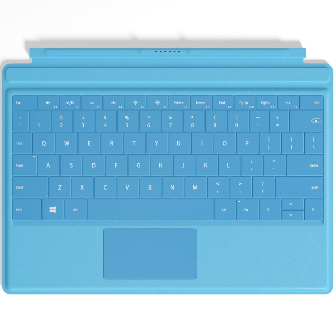 realistic microsoft surface 3 3d model