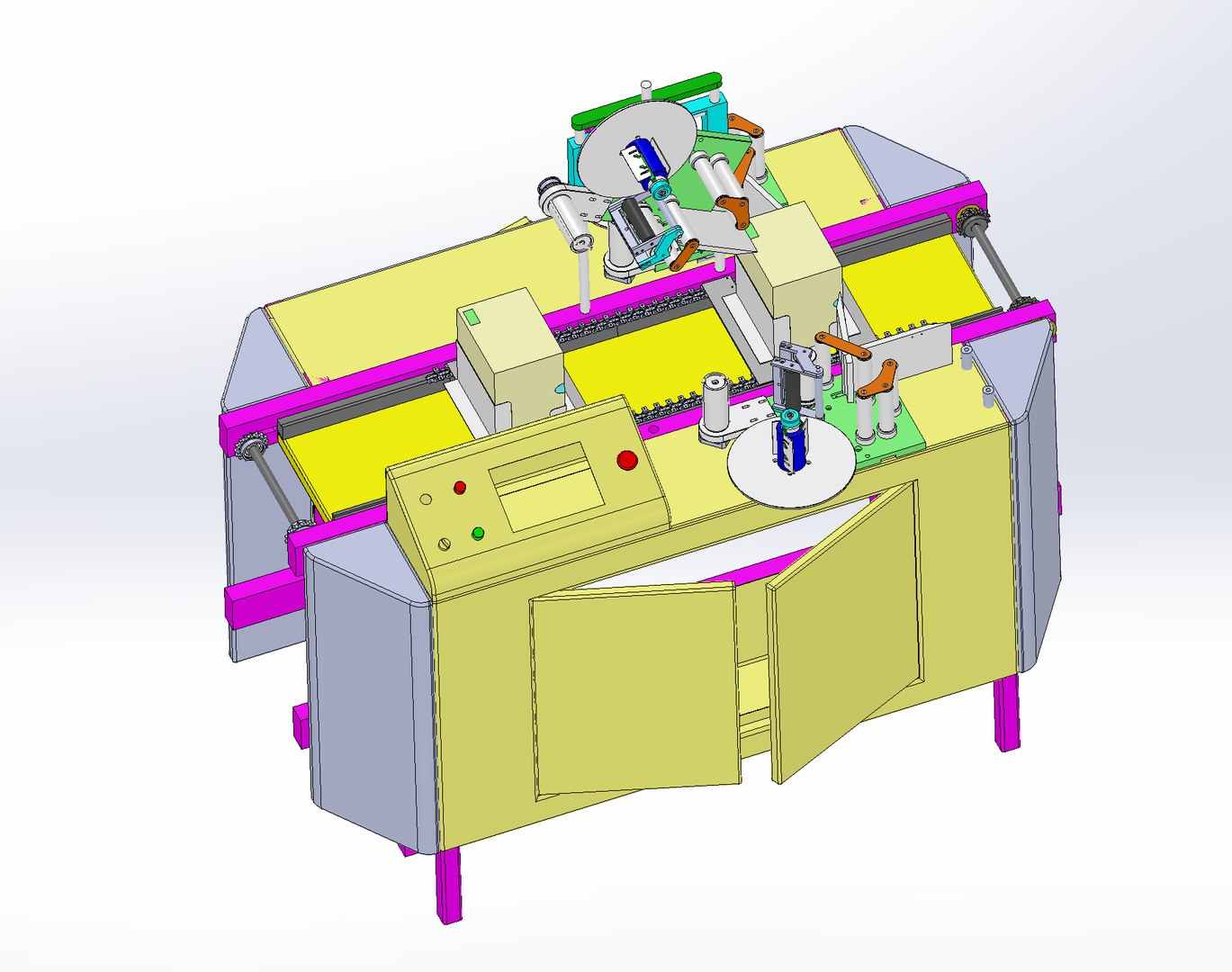 Packaging Box Labeling Machine 3D Model - TurboSquid 1291466