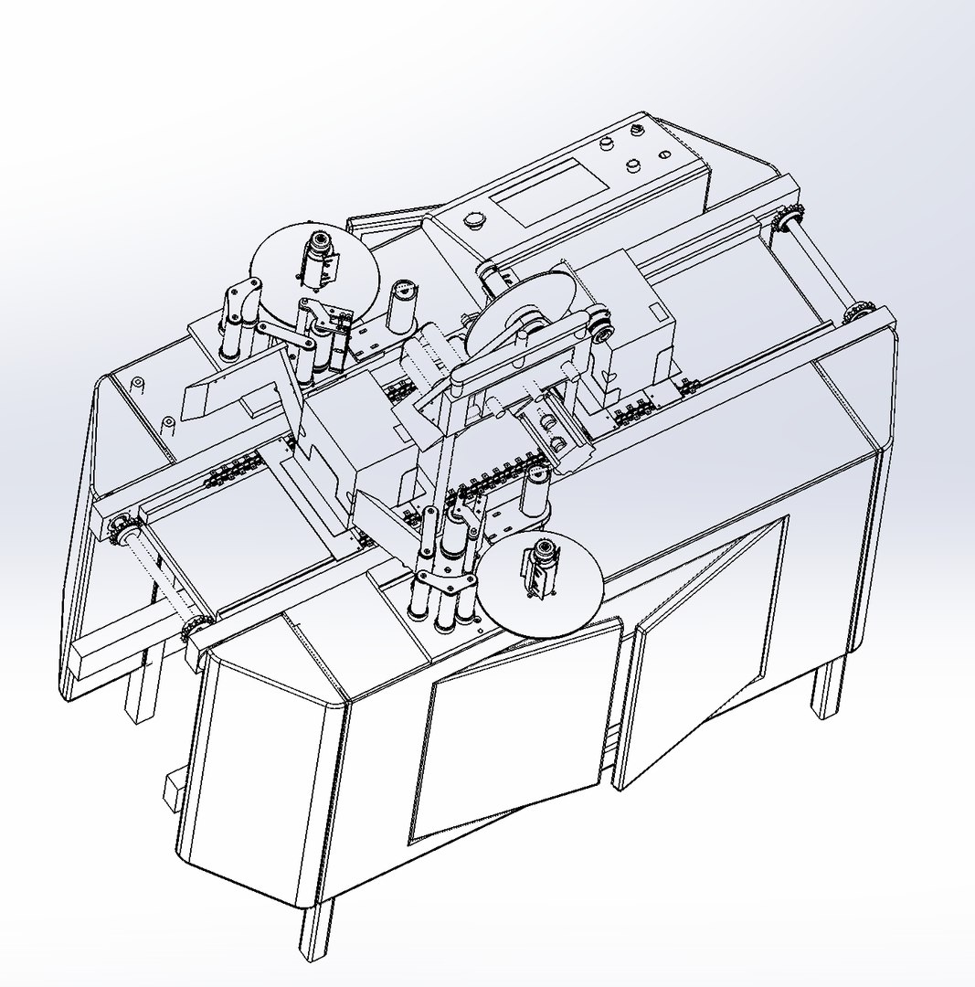 Packaging Box Labeling Machine 3D Model - TurboSquid 1291466